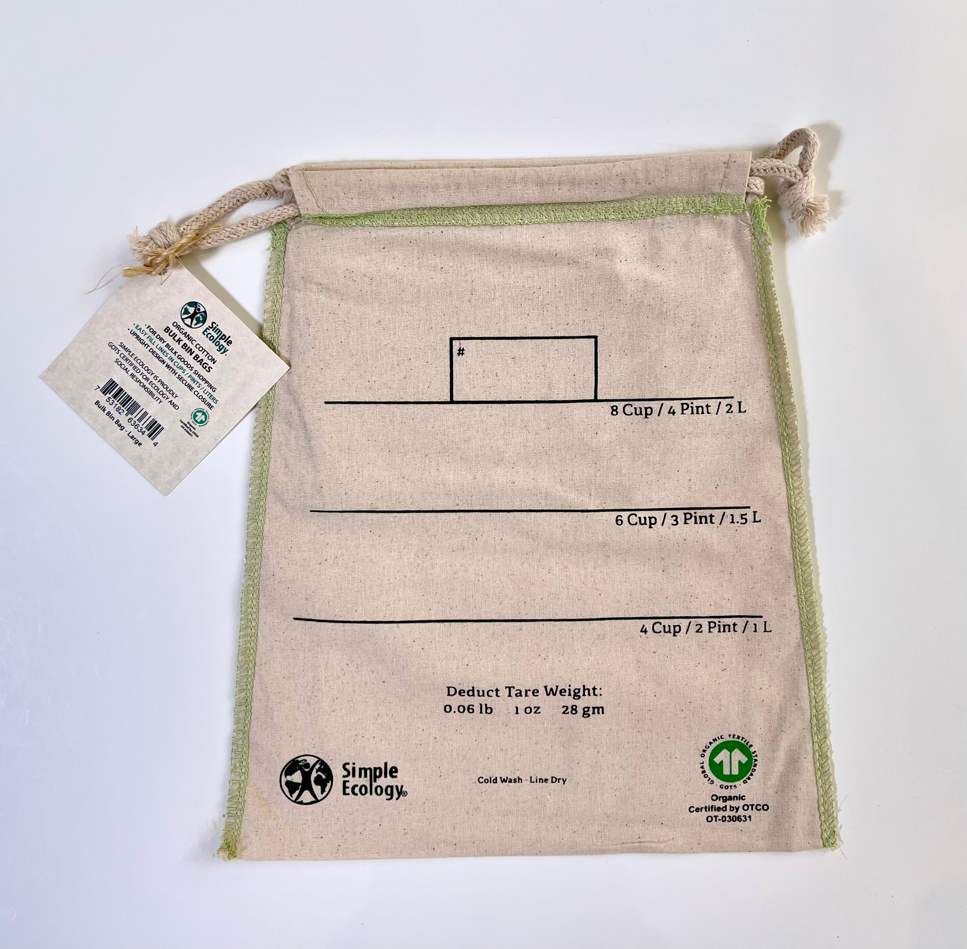 Organic Cotton Bulk Bin Bags – Plastic-Free Provisions